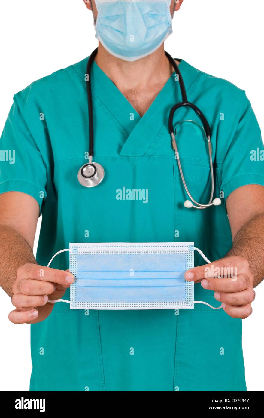 Medical doctor with mask Stock Photo - Alamy