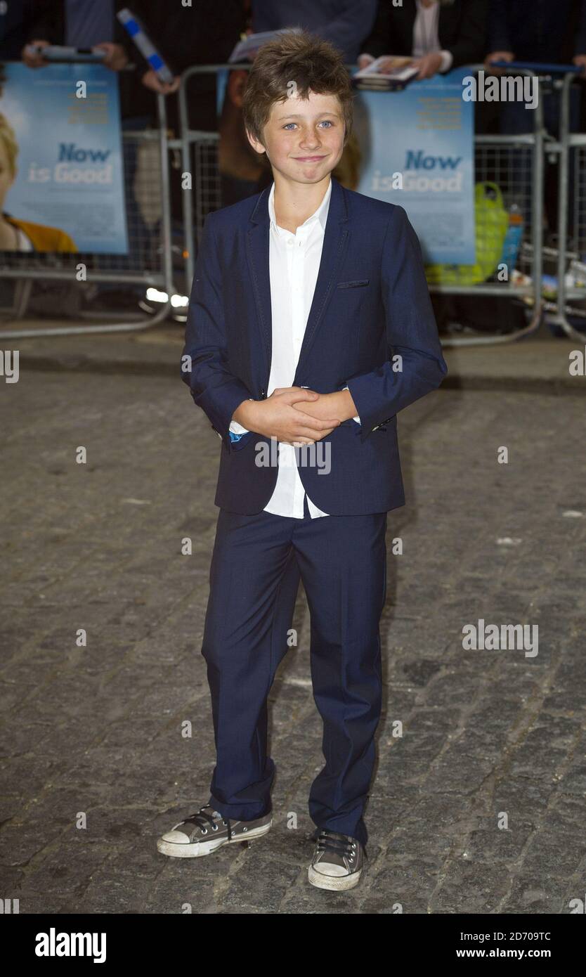 Edgar Canham attending the premiere of Now Is Good, at the Curzon ...