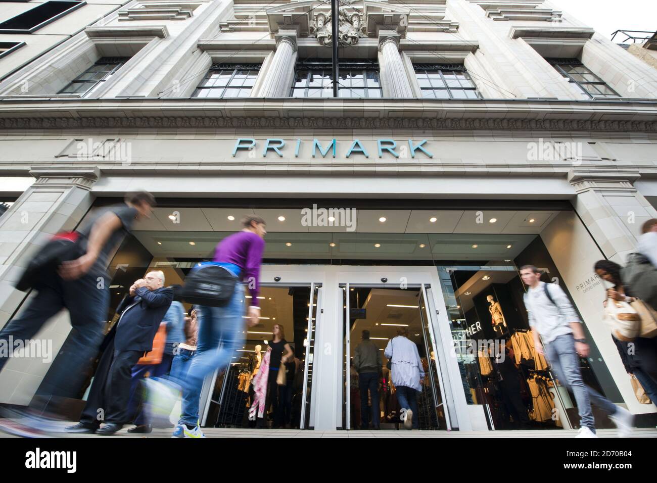General view of the new Primark store on Oxford Street, central London ...