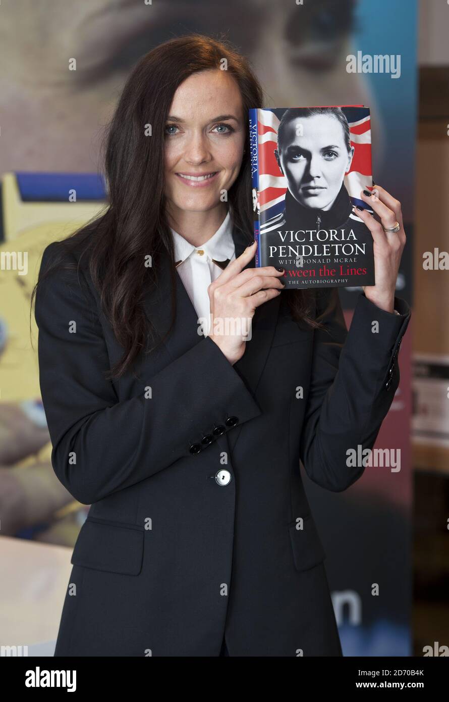 Victoria Pendleton signs copies of her book 'Between the Lines' at ...
