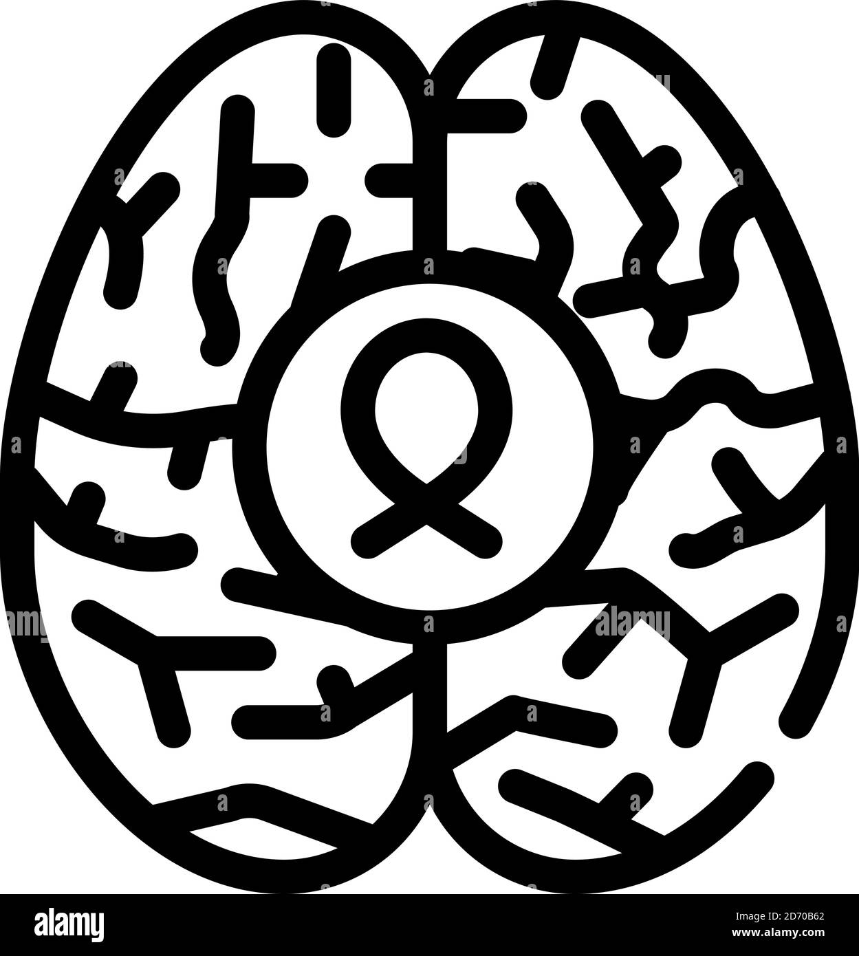 Human brain with dna Black and White Stock Photos & Images - Alamy