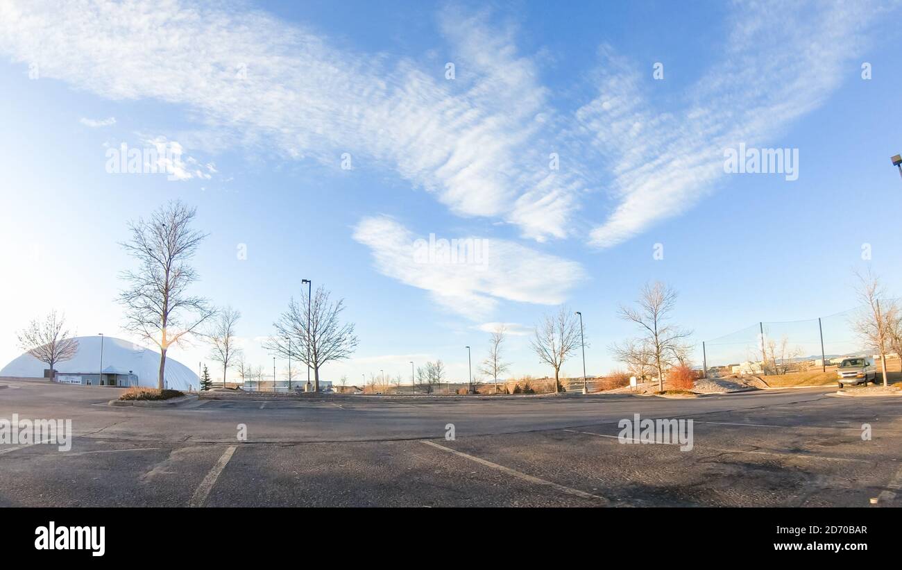 Driving on typical paved roads in suburban America Stock Photo - Alamy