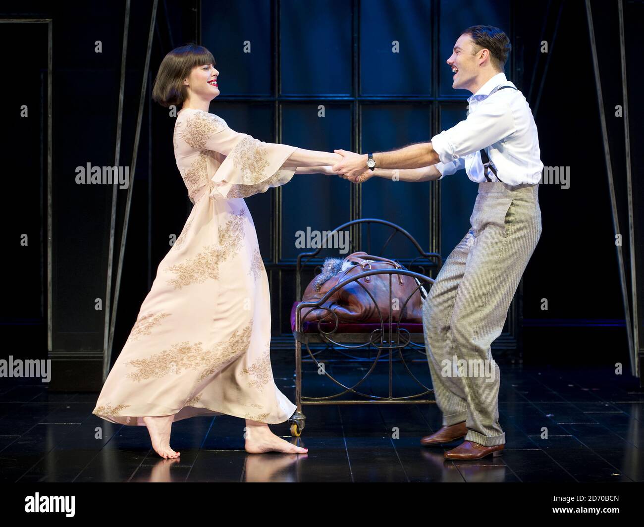 Michelle Ryan, playing Sally Bowles, performs scenes from Cabaret, at ...