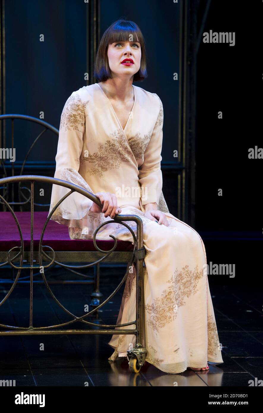 Michelle Ryan, playing Sally Bowles, performs scenes from Cabaret, at ...