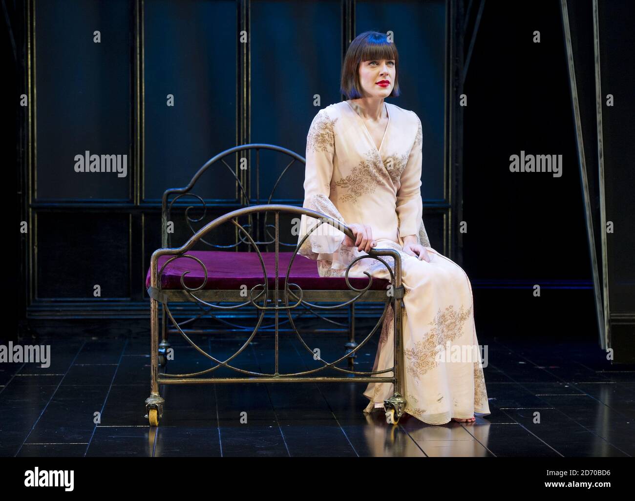 Michelle Ryan, playing Sally Bowles, performs scenes from Cabaret, at ...