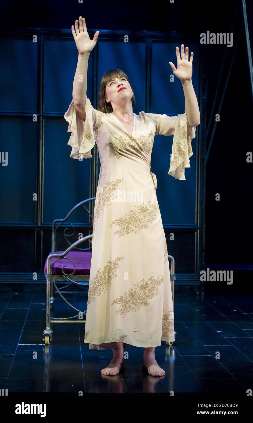 Michelle Ryan, playing Sally Bowles, performs scenes from Cabaret, at ...