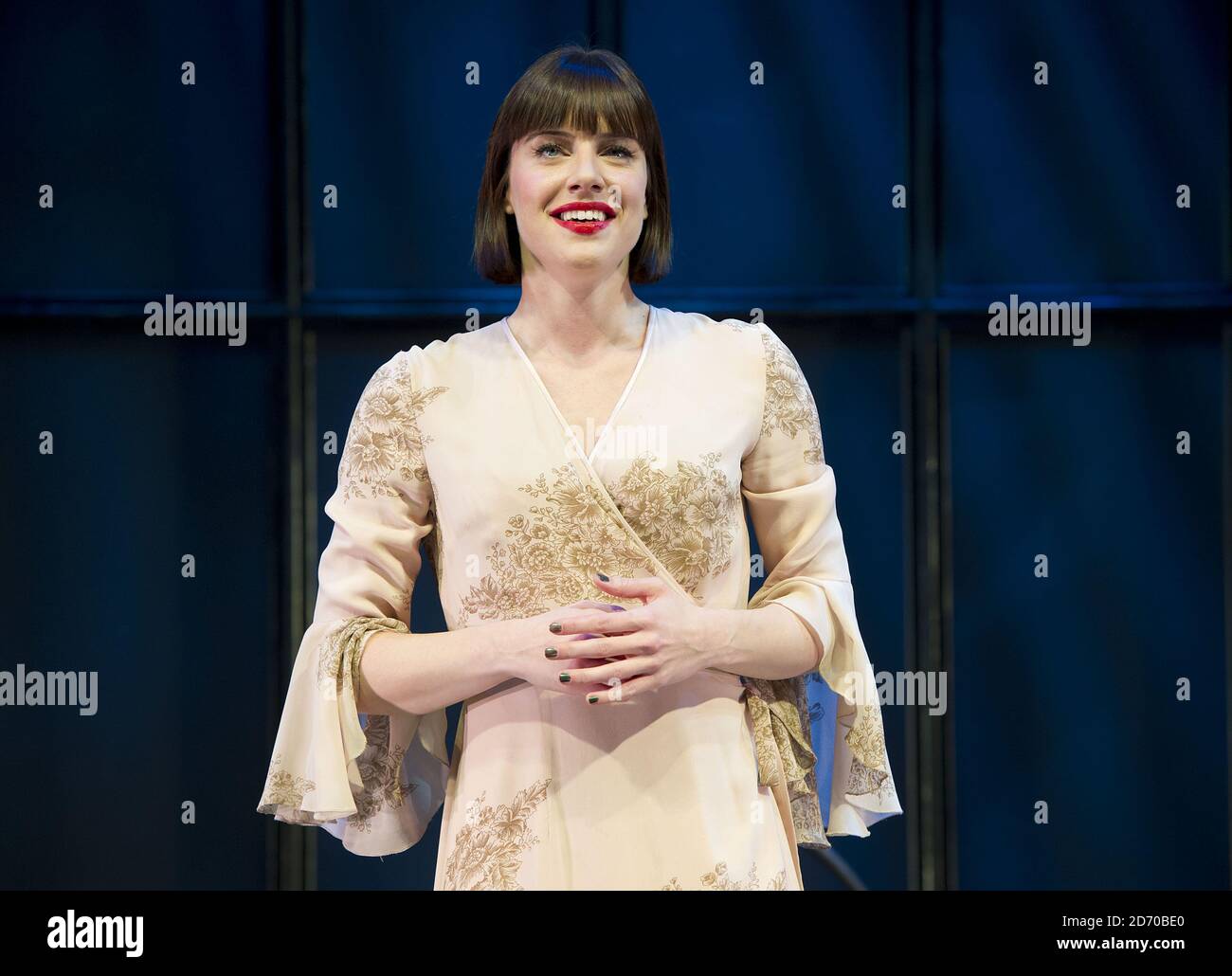 Michelle Ryan, playing Sally Bowles, performs scenes from Cabaret, at ...