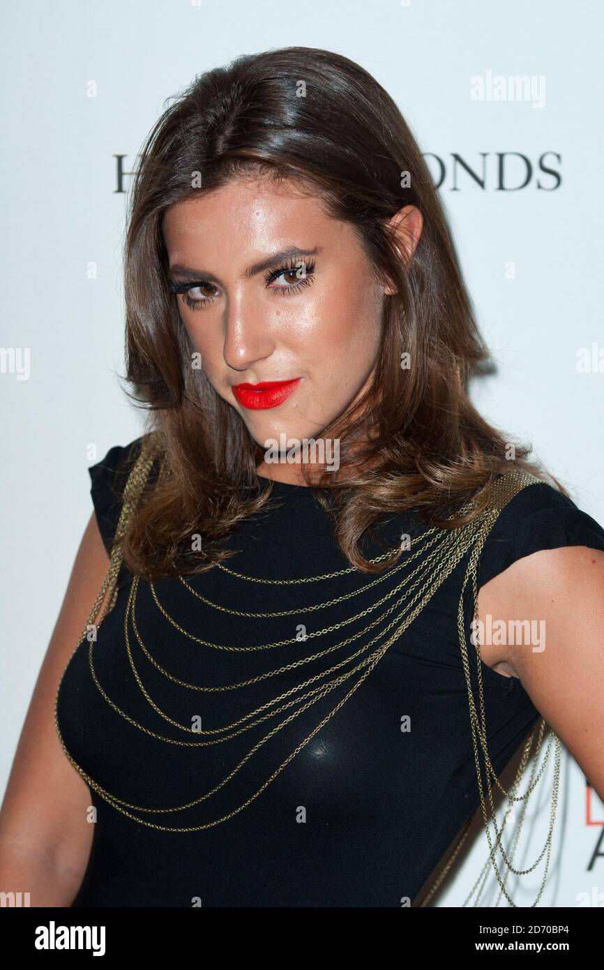 Gabriella Ellis attending the Hot Diamonds London Lifestyle Awards, at ...