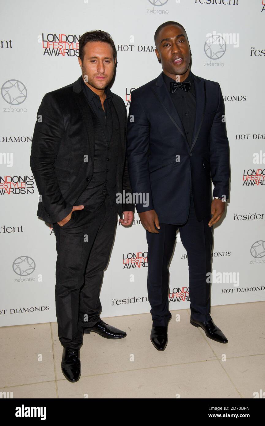 Anthony Costa and Simon Webbe attending the Hot Diamonds London ...