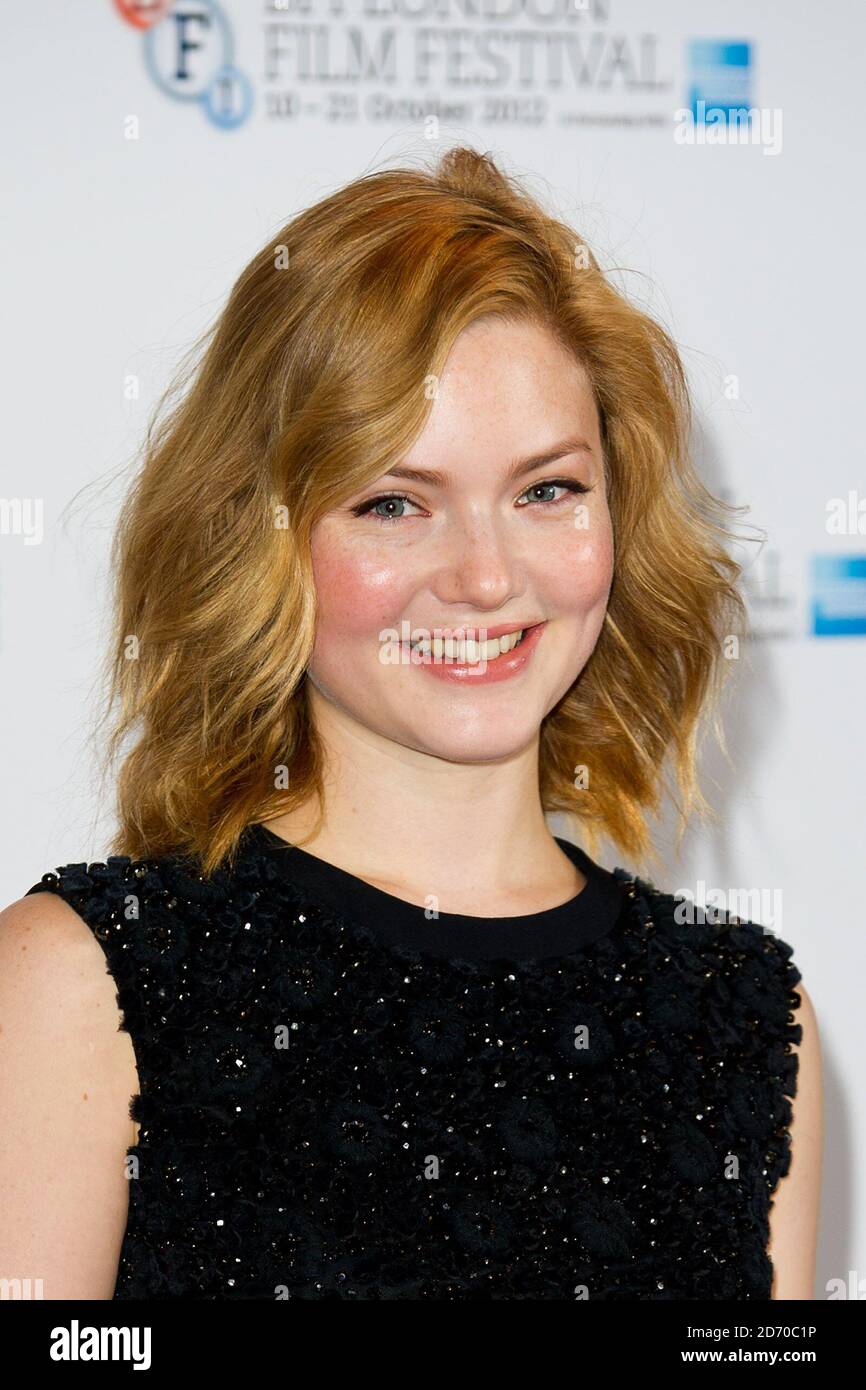Holliday Grainger attending a photocell for Great Expectations, held as ...