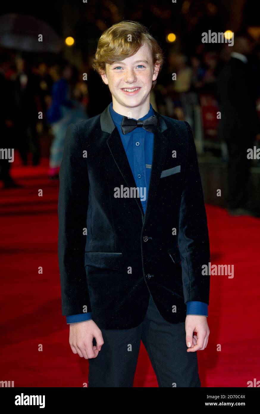 Charlie Callaghan attending the premiere of Great Expectations, the ...