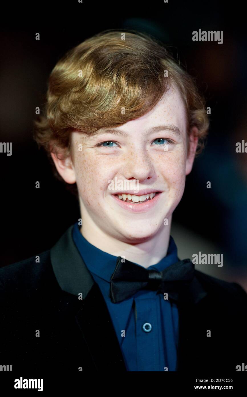 Charlie Callaghan attending the premiere of Great Expectations, the ...