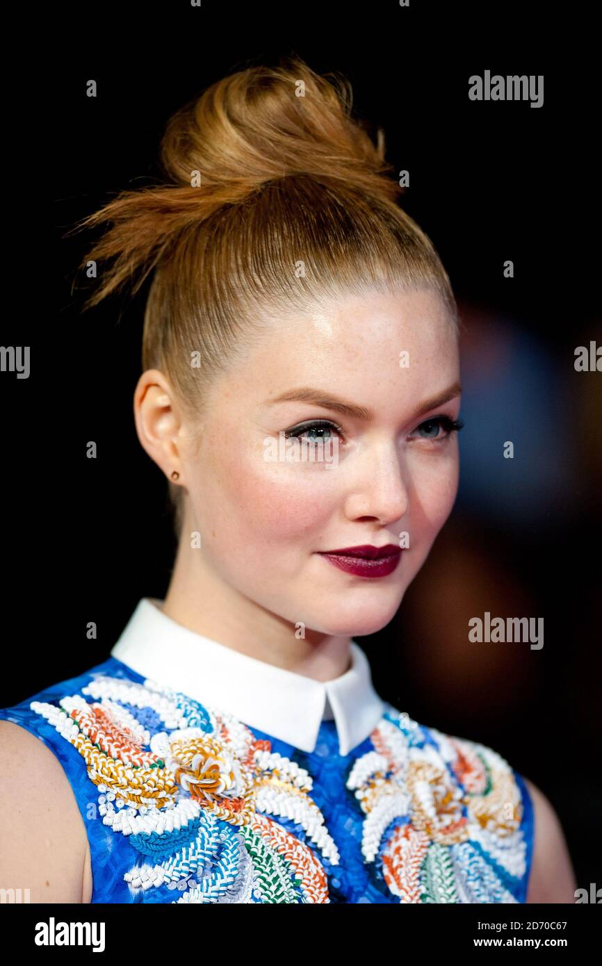 Holliday Grainger attending the premiere of Great Expectations, the ...