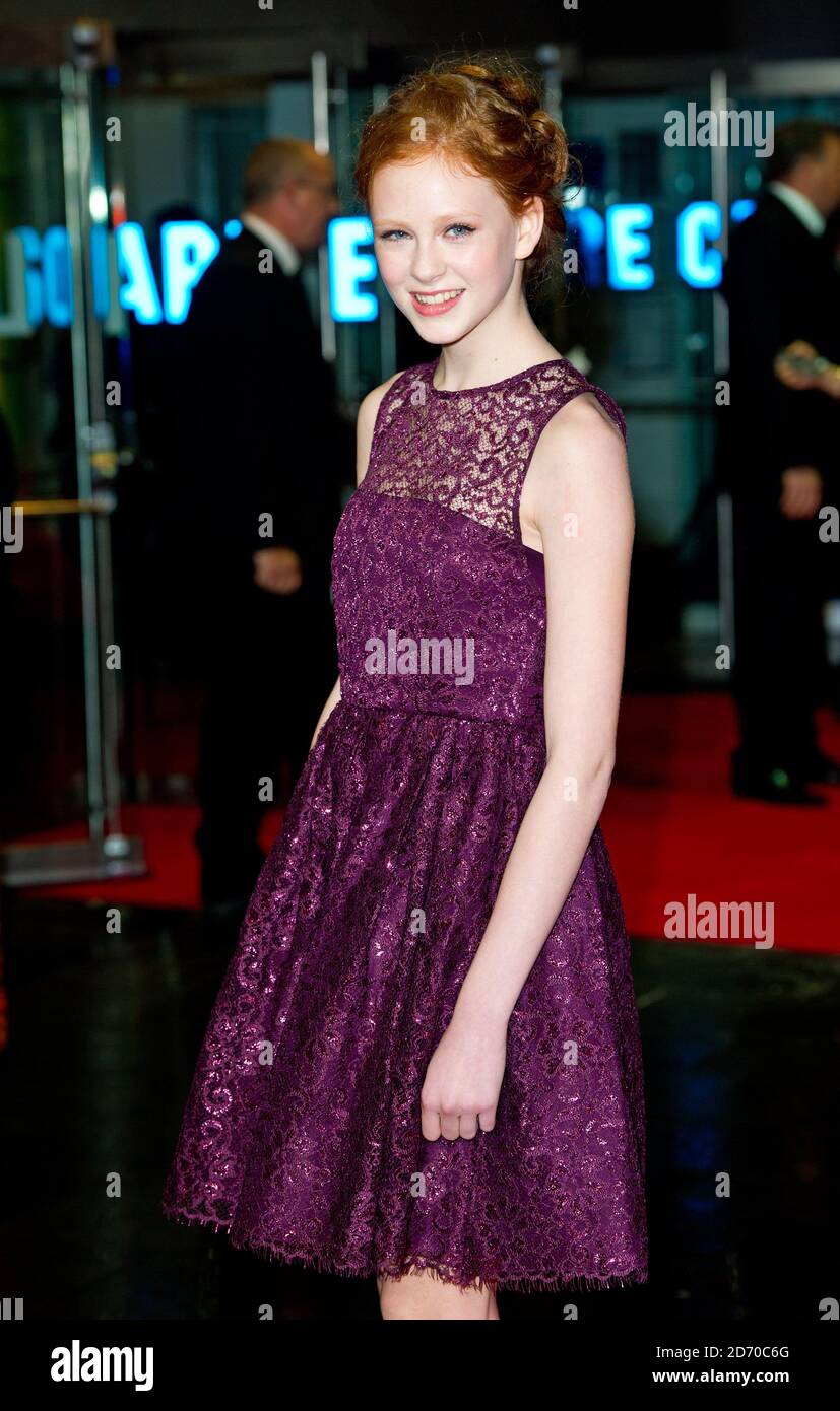 Helena Barlow attending the premiere of Great Expectations, the closing ...