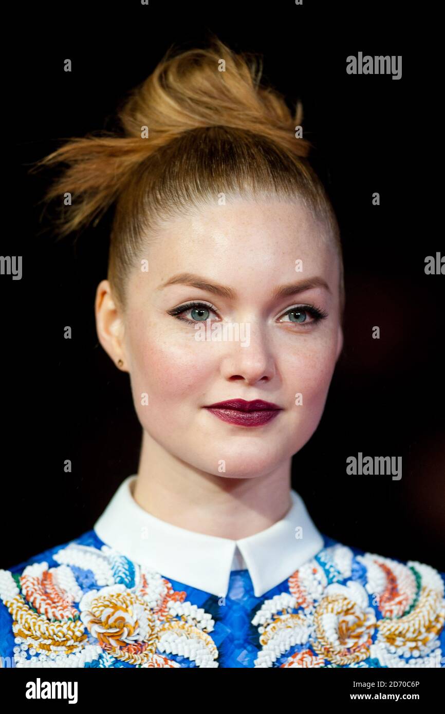 Holliday Grainger attending the premiere of Great Expectations, the ...