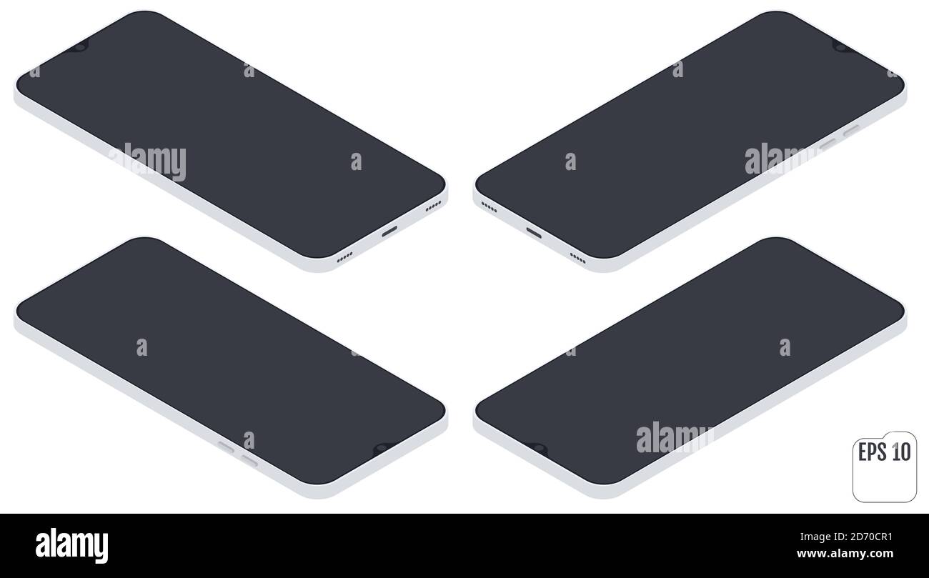 Smartphone side view Stock Vector Images - Alamy