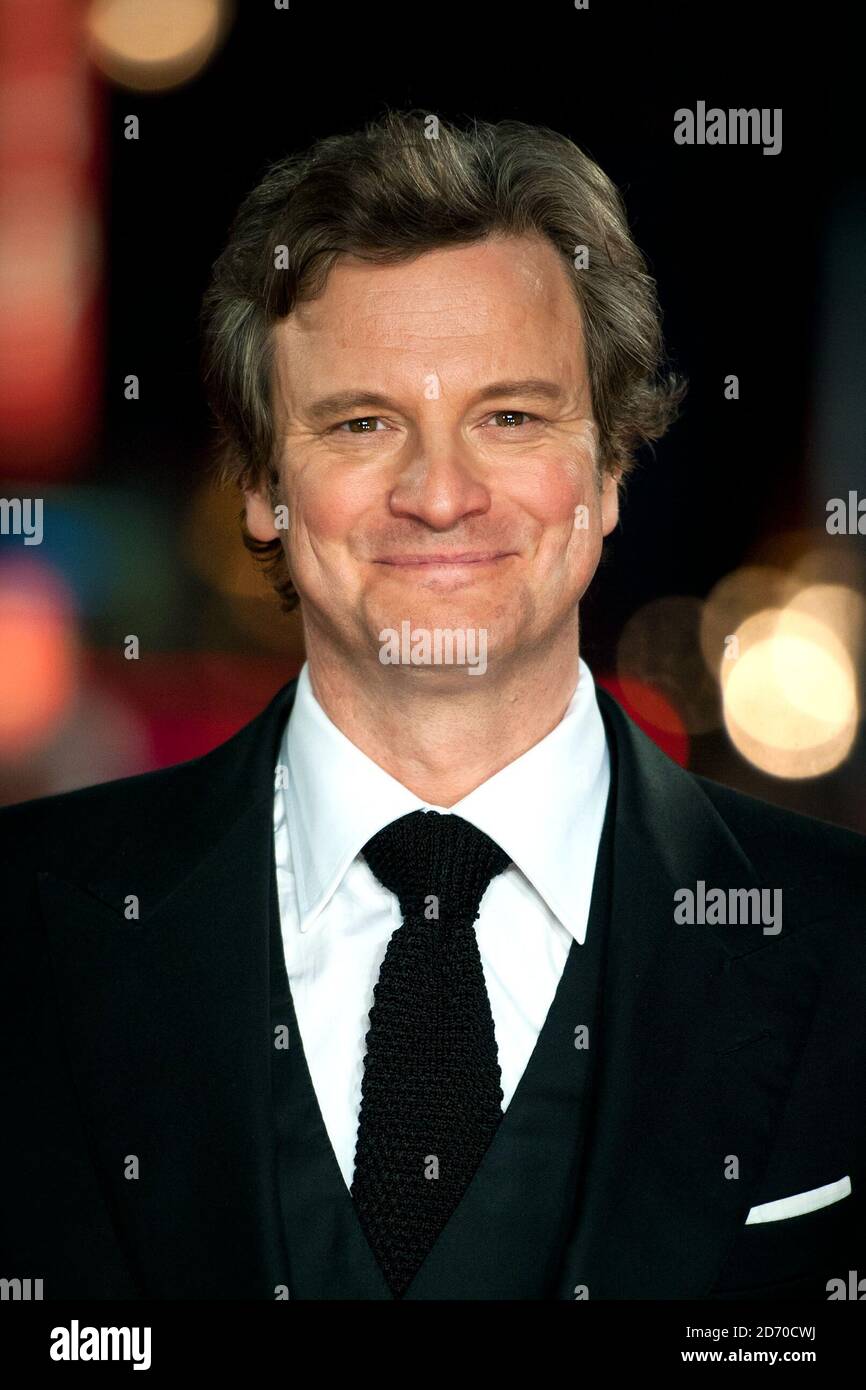 Colin Firth attending the premiere of Gambit, at the Empire cinema in ...