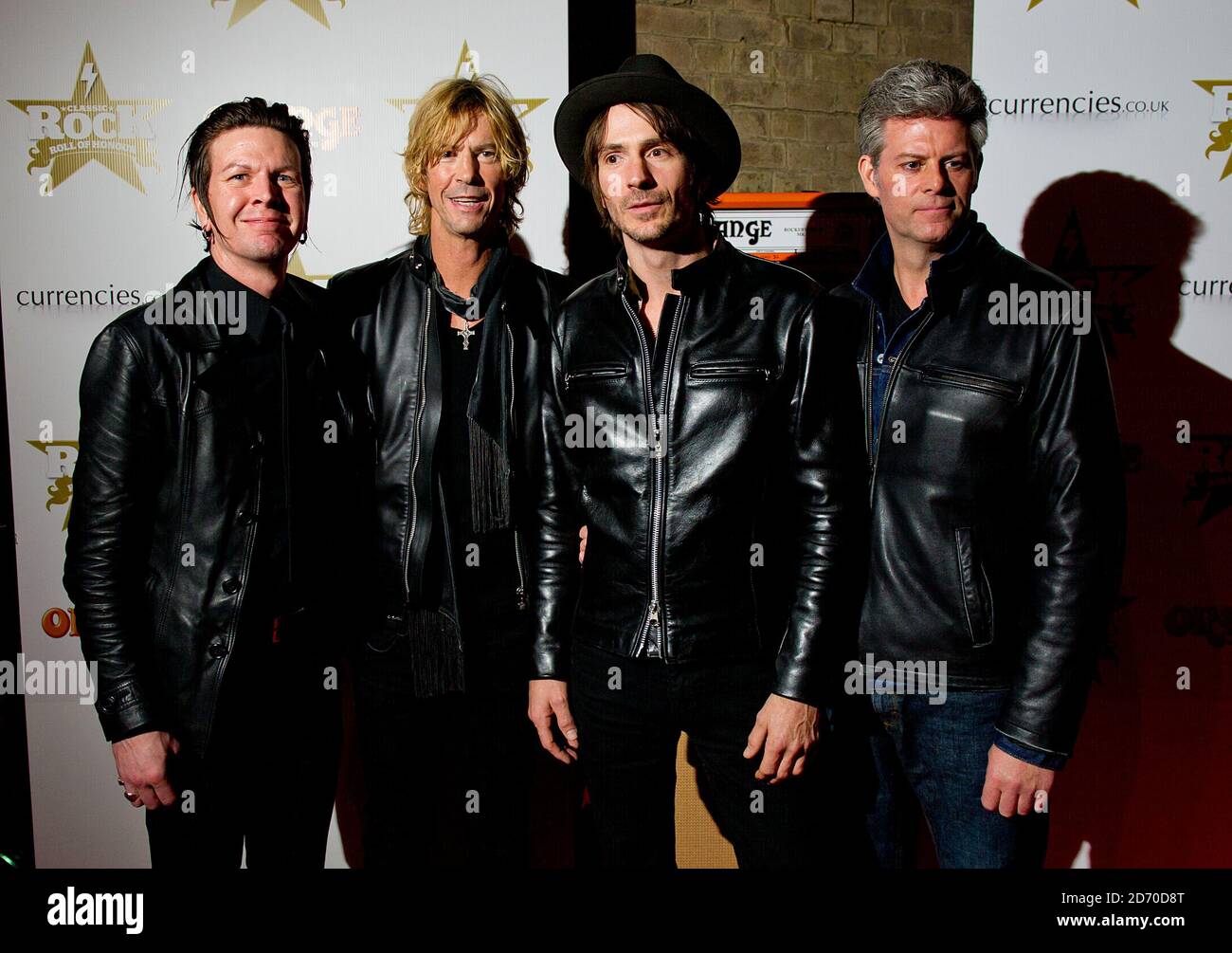 Jeff Angell, Duff McKagan, Barrett Martin and Benjamin Anderson of ...