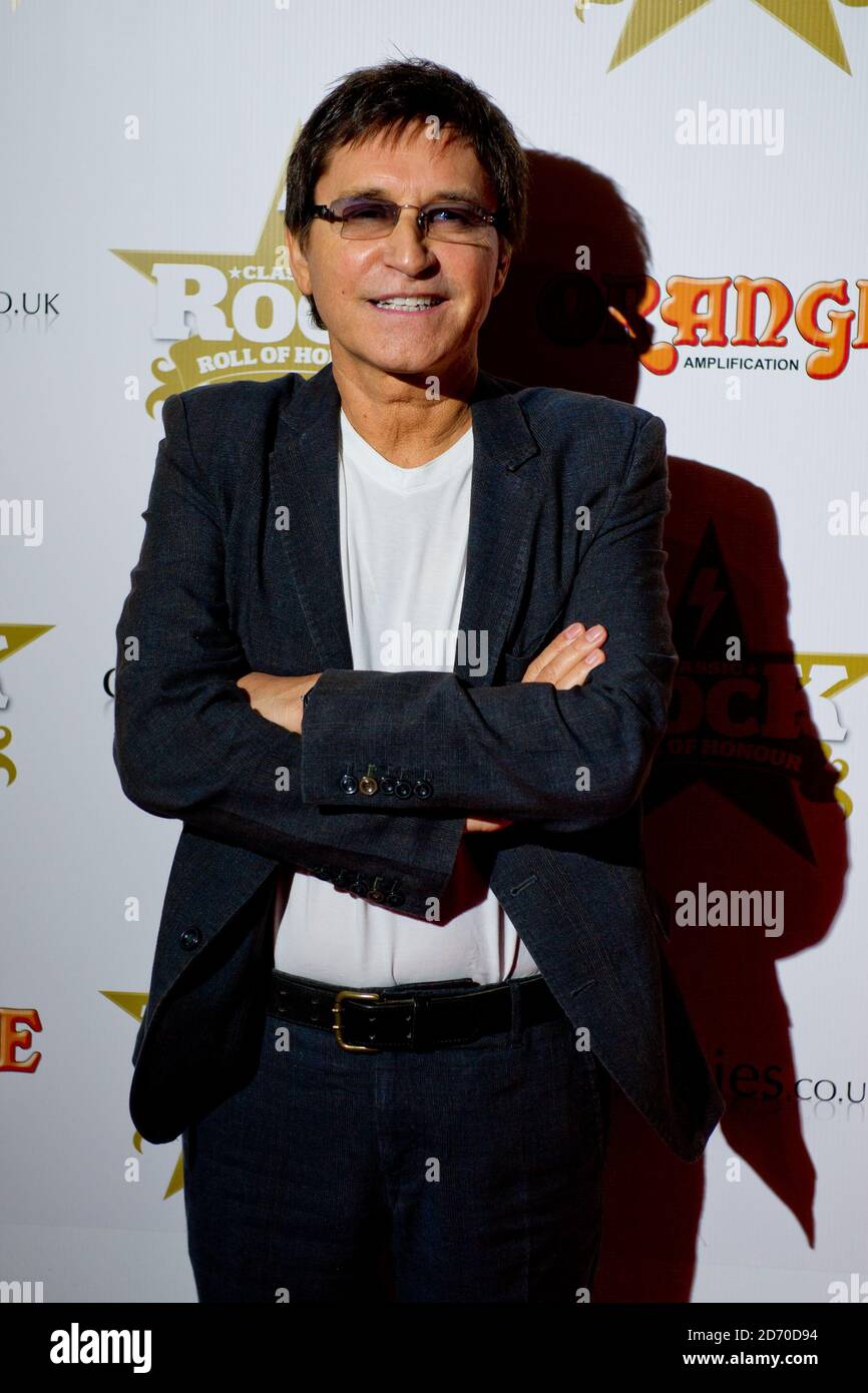 Russ Ballard arriving at at the Classic Rock Roll of Honour at The ...