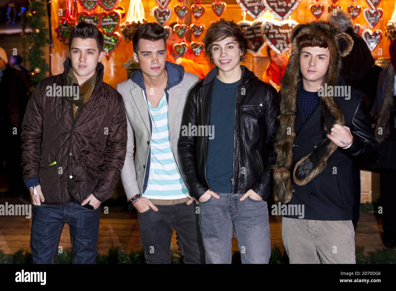 Jaymi Hensley, Jamie Hamblett, George Shelley and Josh Cuthbert of ...
