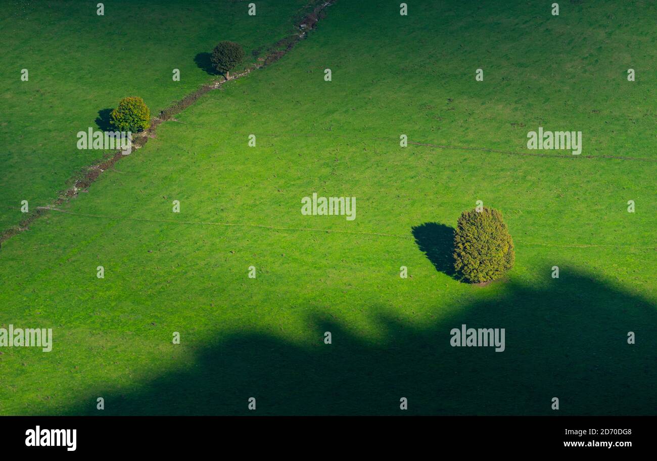 Countryside in the Angulo Valley of the Mena Valley in the Merindades ...