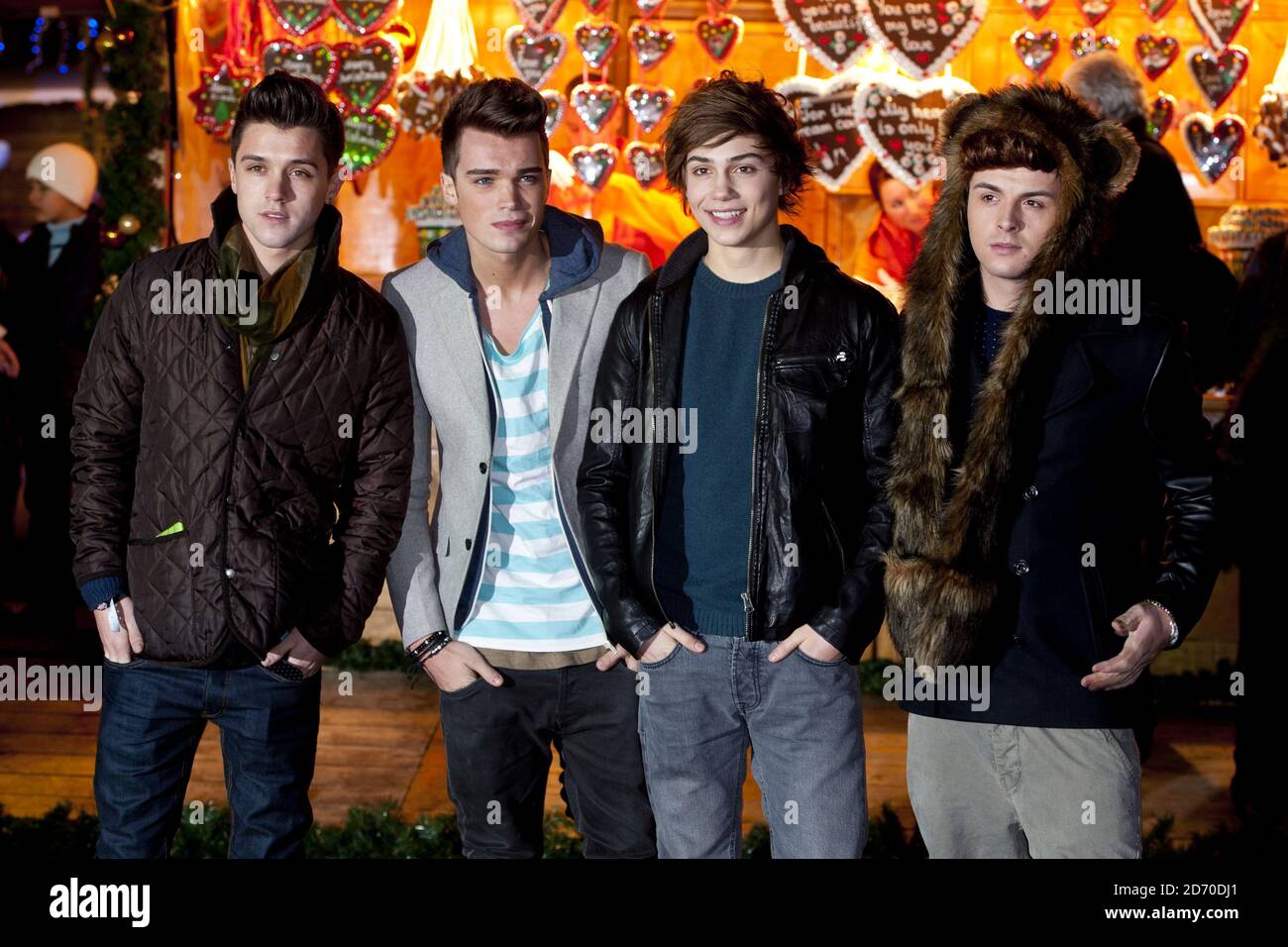 Jaymi Hensley, Jamie Hamblett, George Shelley and Josh Cuthbert of ...