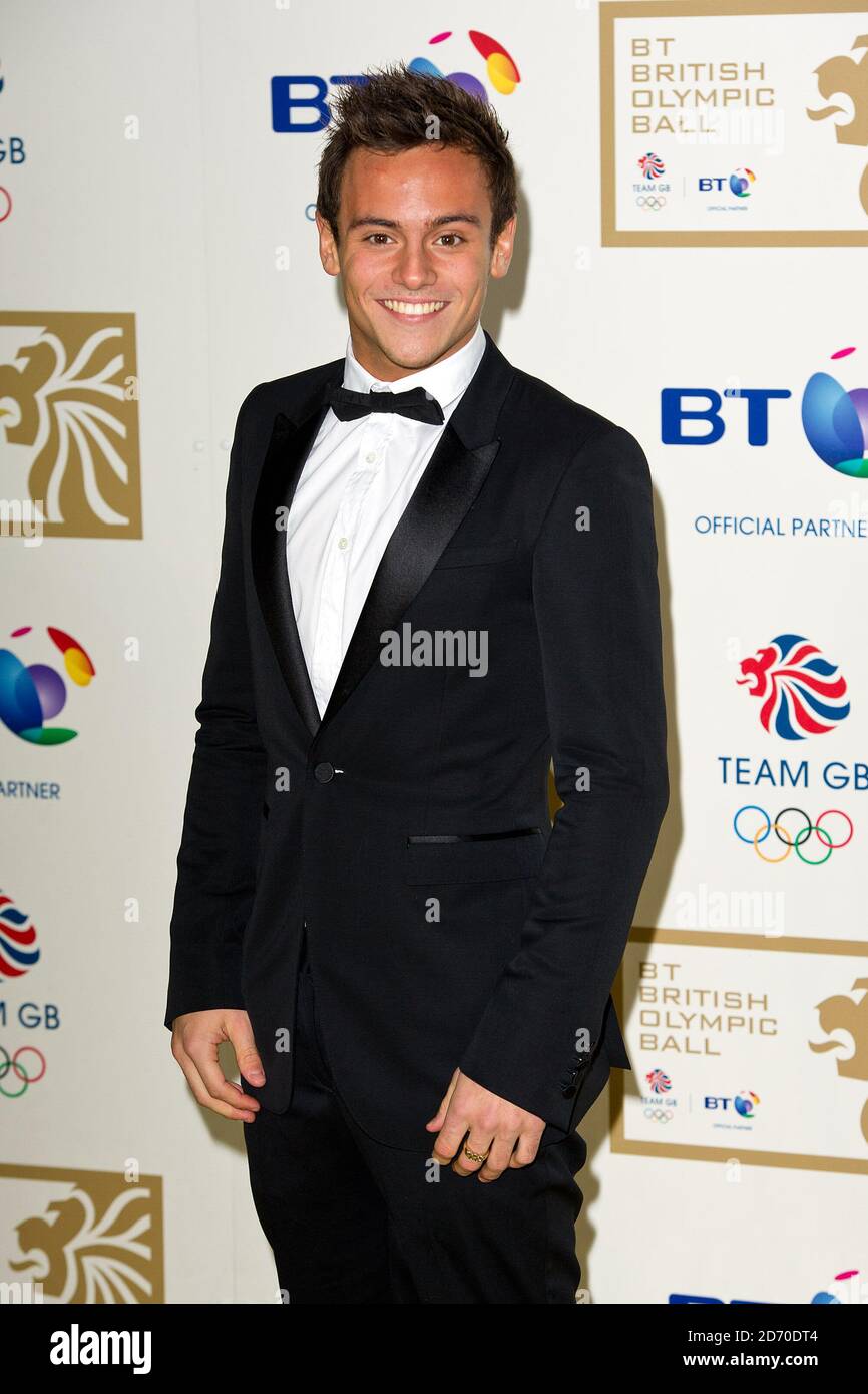 Tom Daley attending the British Olympic Ball, at the Grosvenor House ...