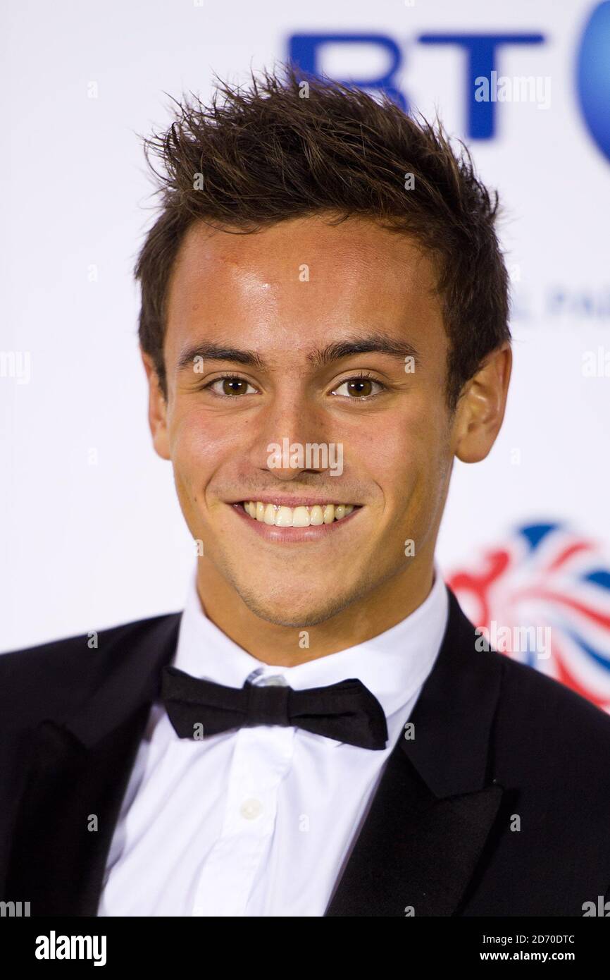 Tom Daley attending the British Olympic Ball, at the Grosvenor House ...