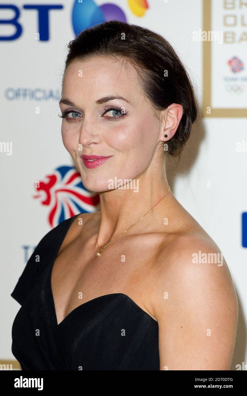 Victoria Pendleton attending the British Olympic Ball, at the Grosvenor ...