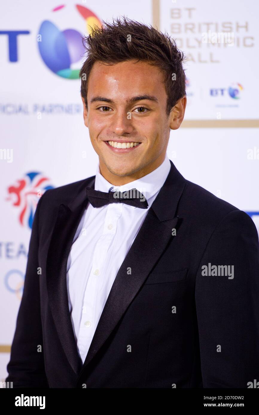 Tom Daley attending the British Olympic Ball, at the Grosvenor House ...