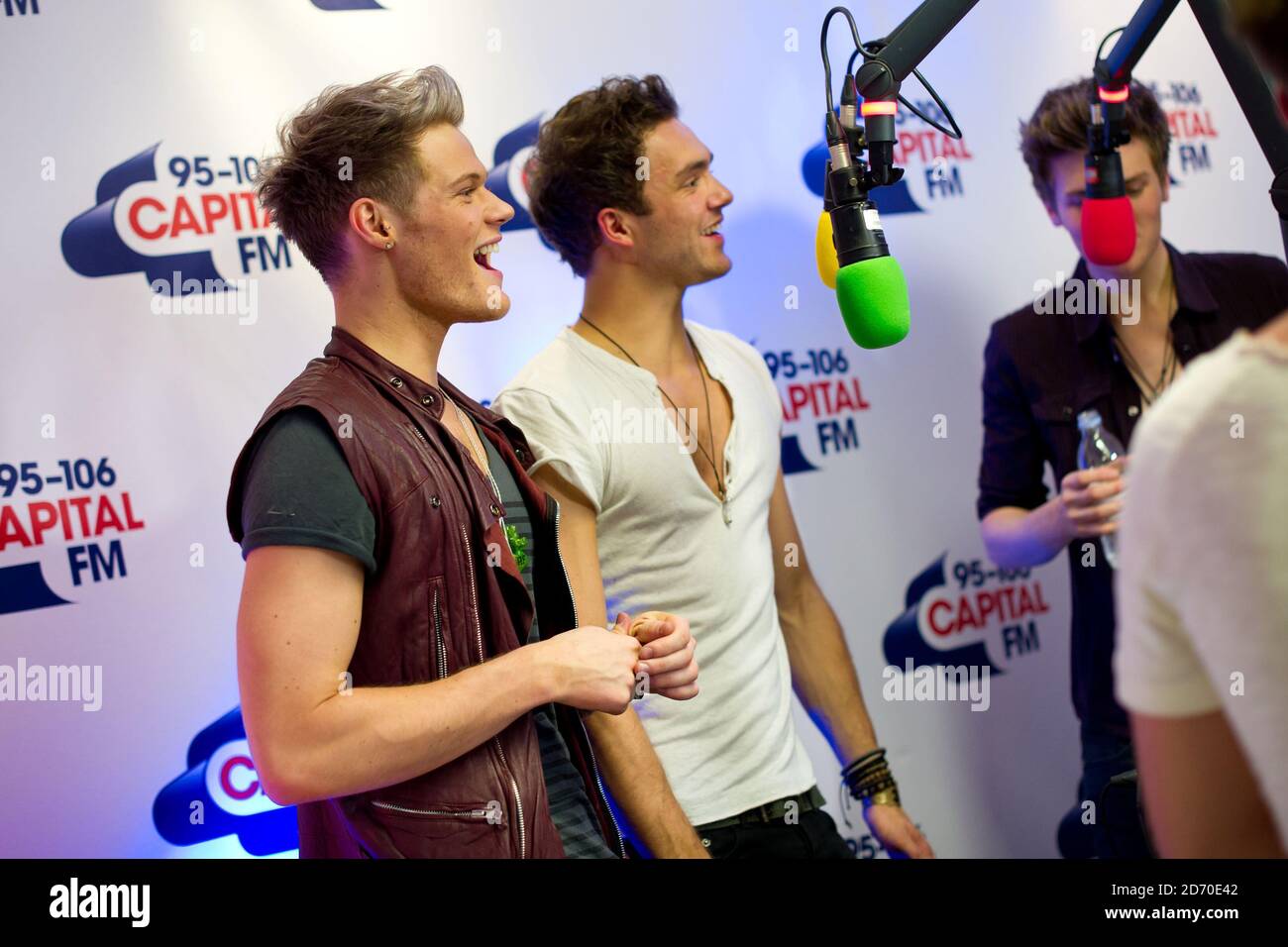Lawson are interviewed backstage at Capital FM's Jingle Bell Ball, at ...
