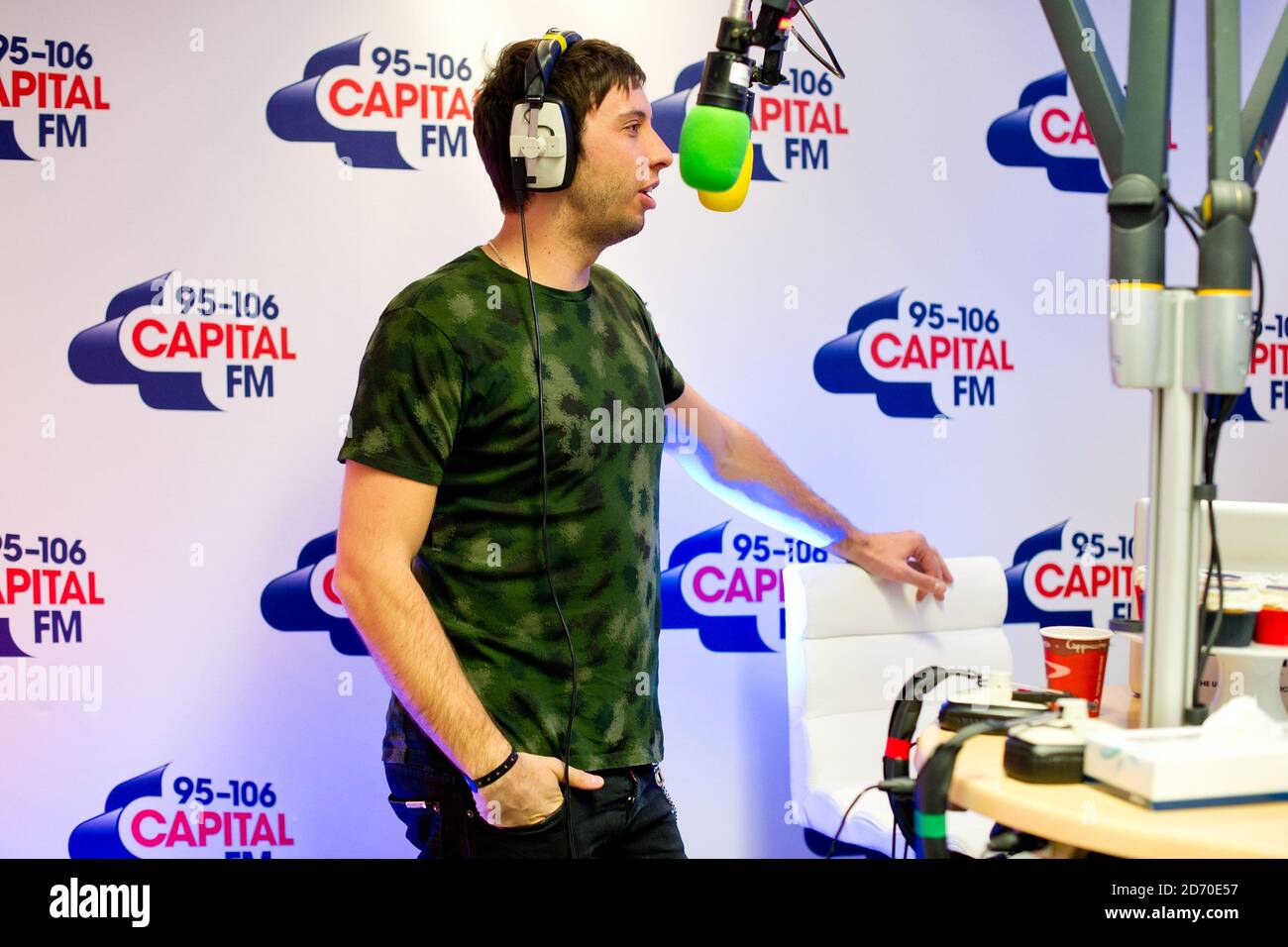 Example is interviewed backstage at Capital FM's Jingle Bell Ball, at ...