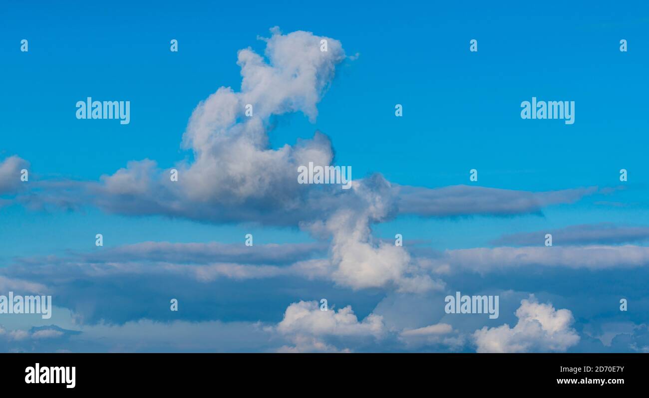 Clouds in the Angulo Valley of the Mena Valley in the Merindades of the ...