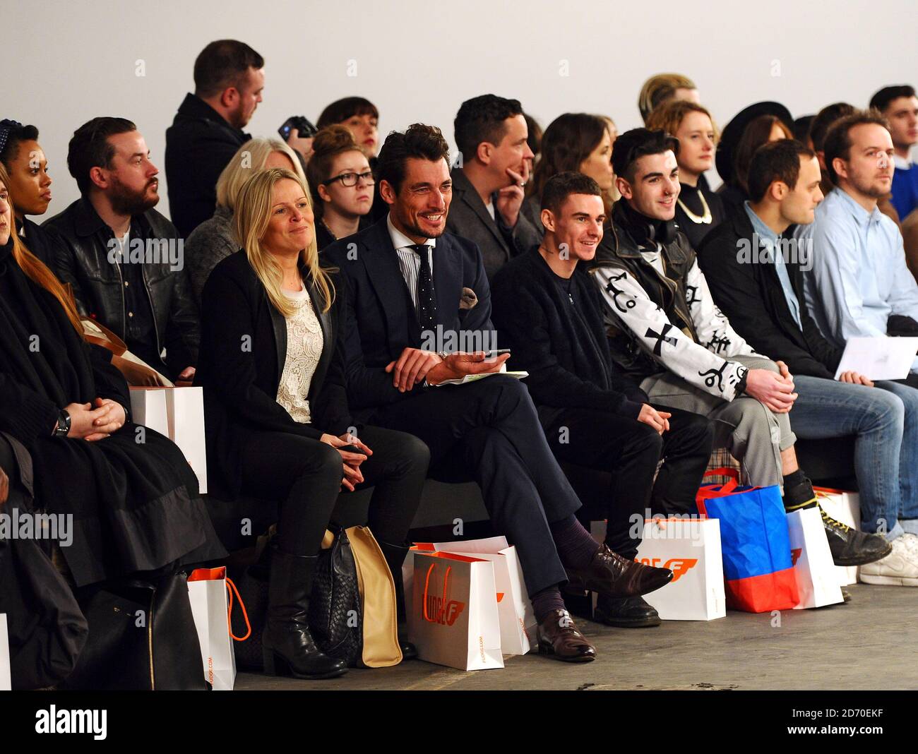 David Gandy at the Christopher Shannon fashion show, held as part of ...