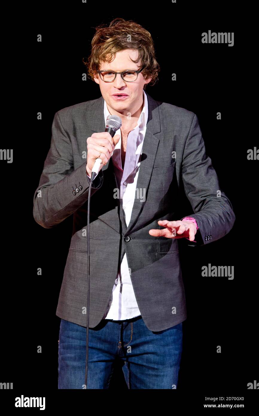 Mark Dolan pictured on stage at the War Child Comedy Night, in aid of ...