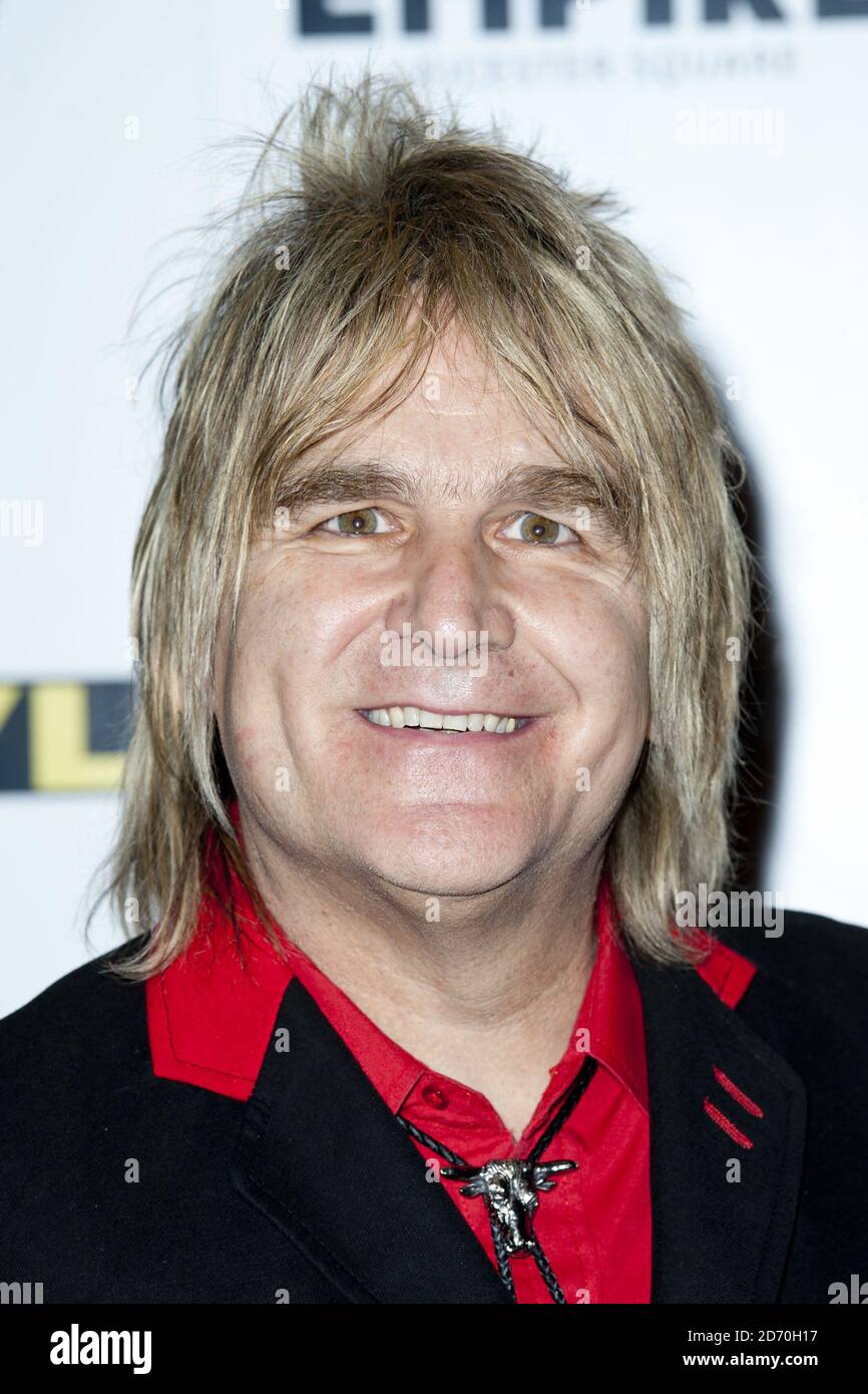 Mike Peters attending a gala screening of Vinyl, at the Empire cinema ...