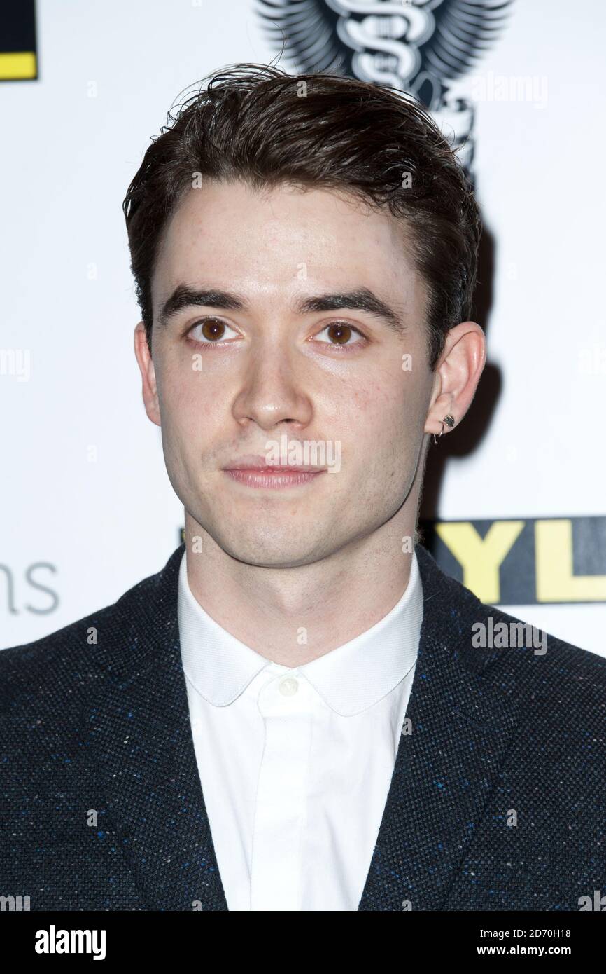 Jamie Blackley attending a gala screening of Vinyl, at the Empire ...
