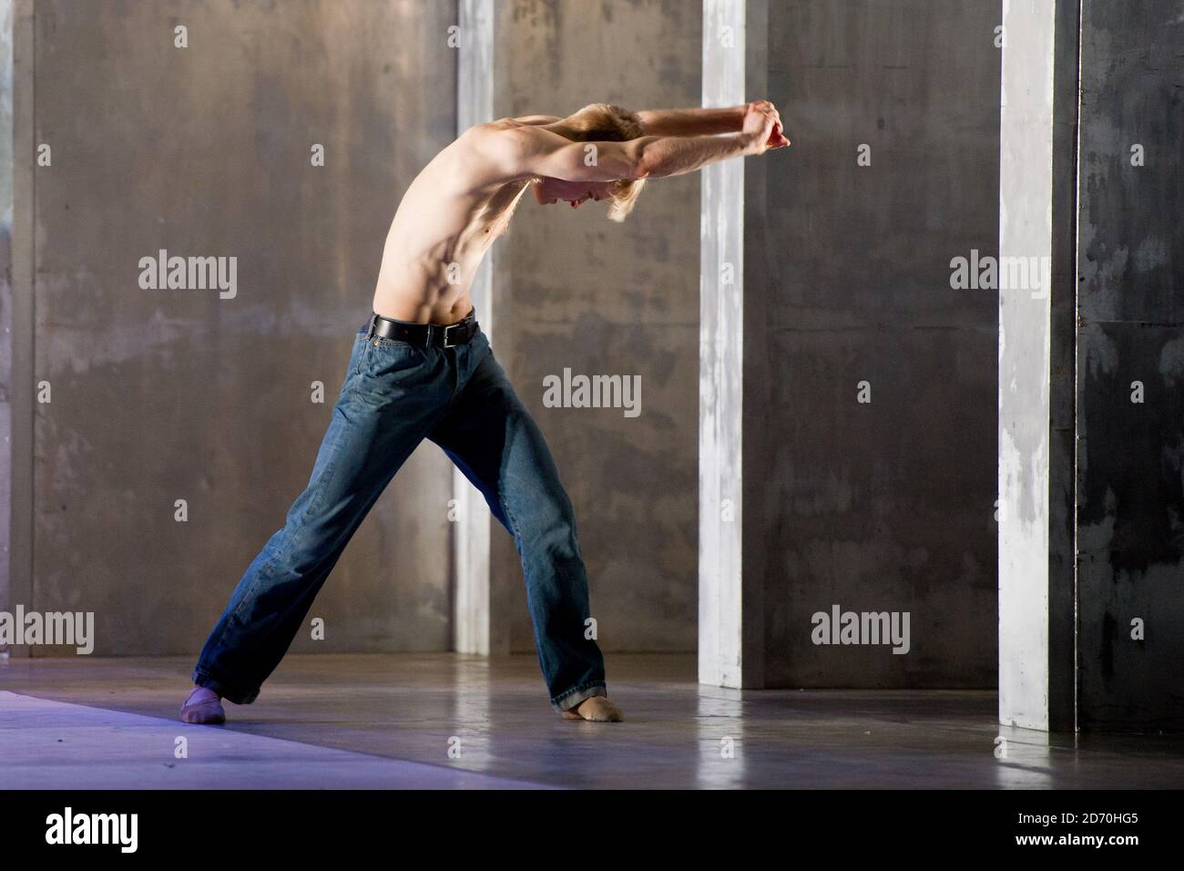 Johan Christensen performs in Midnight Express, replacing dancer Sergei Polunin in the part of ...