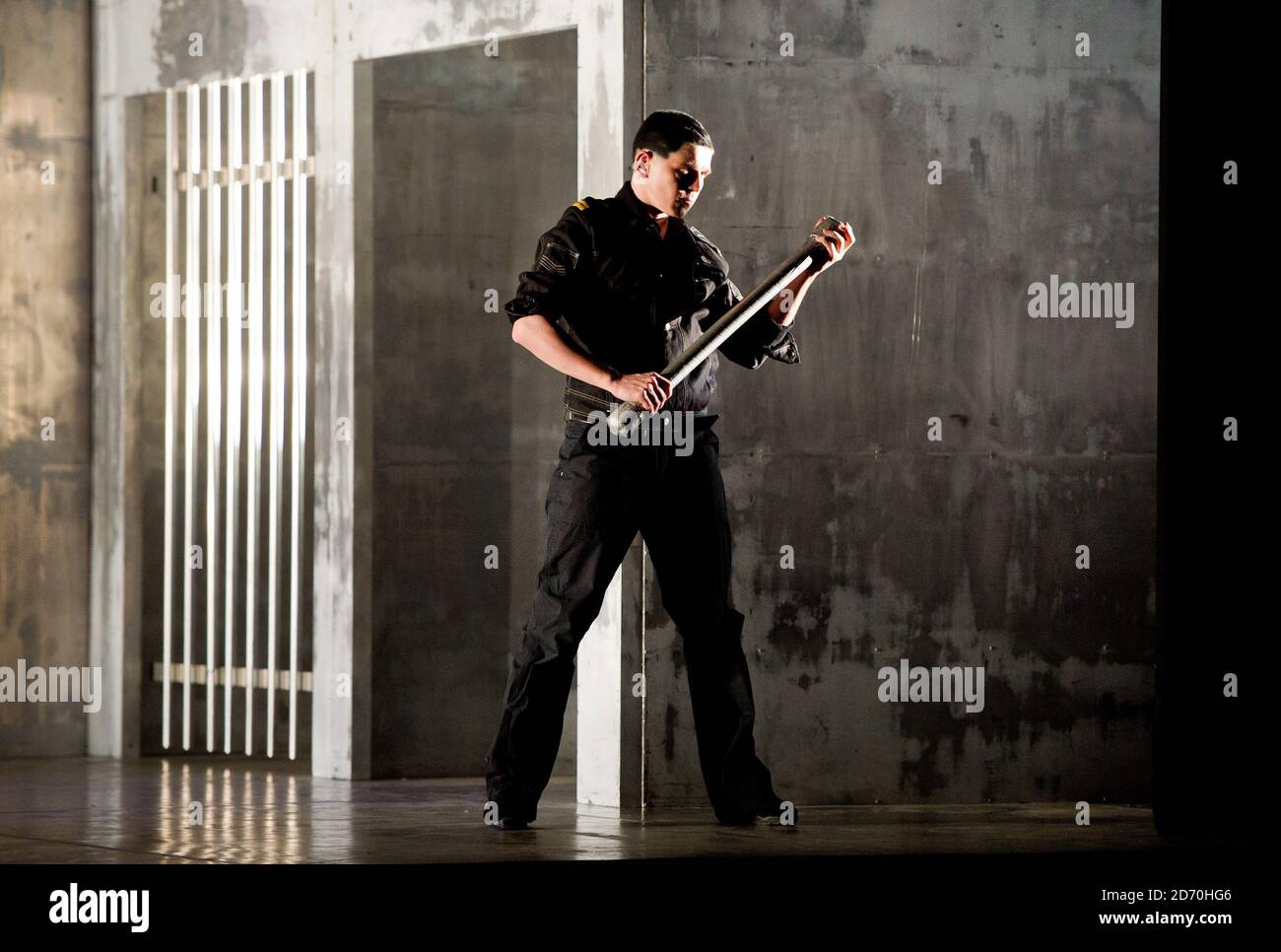 Director Benjamin Whitson performs as The Jailer in Midnight Express ...