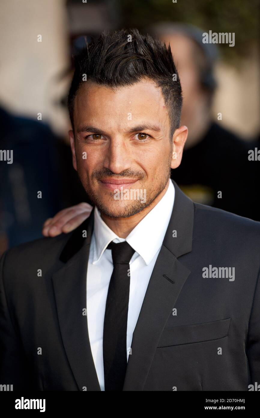 Peter Andre arriving at the Asian Awards, at the Grosvenor House Hotel ...