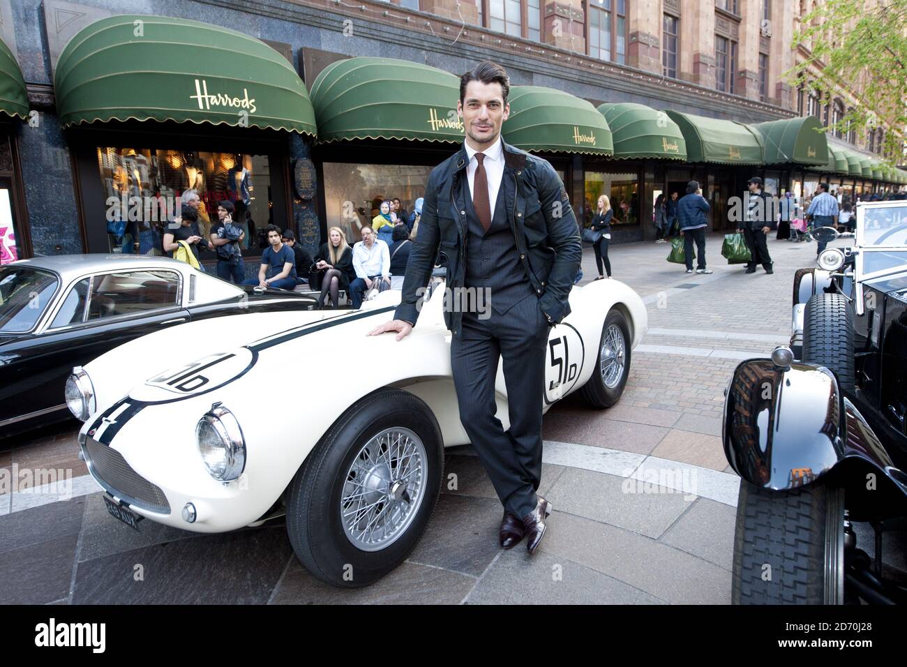 David Gandy attending the launch of the Goodwood Sports and Racing ...