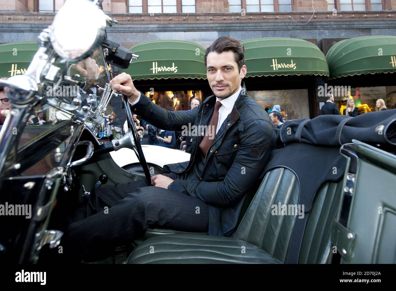 David Gandy attending the launch of the Goodwood Sports and Racing ...