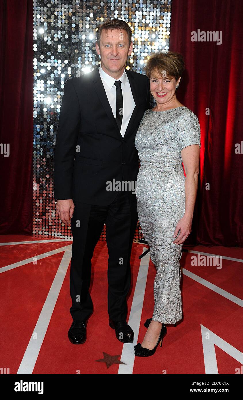 Chris Walker and Jan Pearson arriving for the 2013 British Soap Awards ...