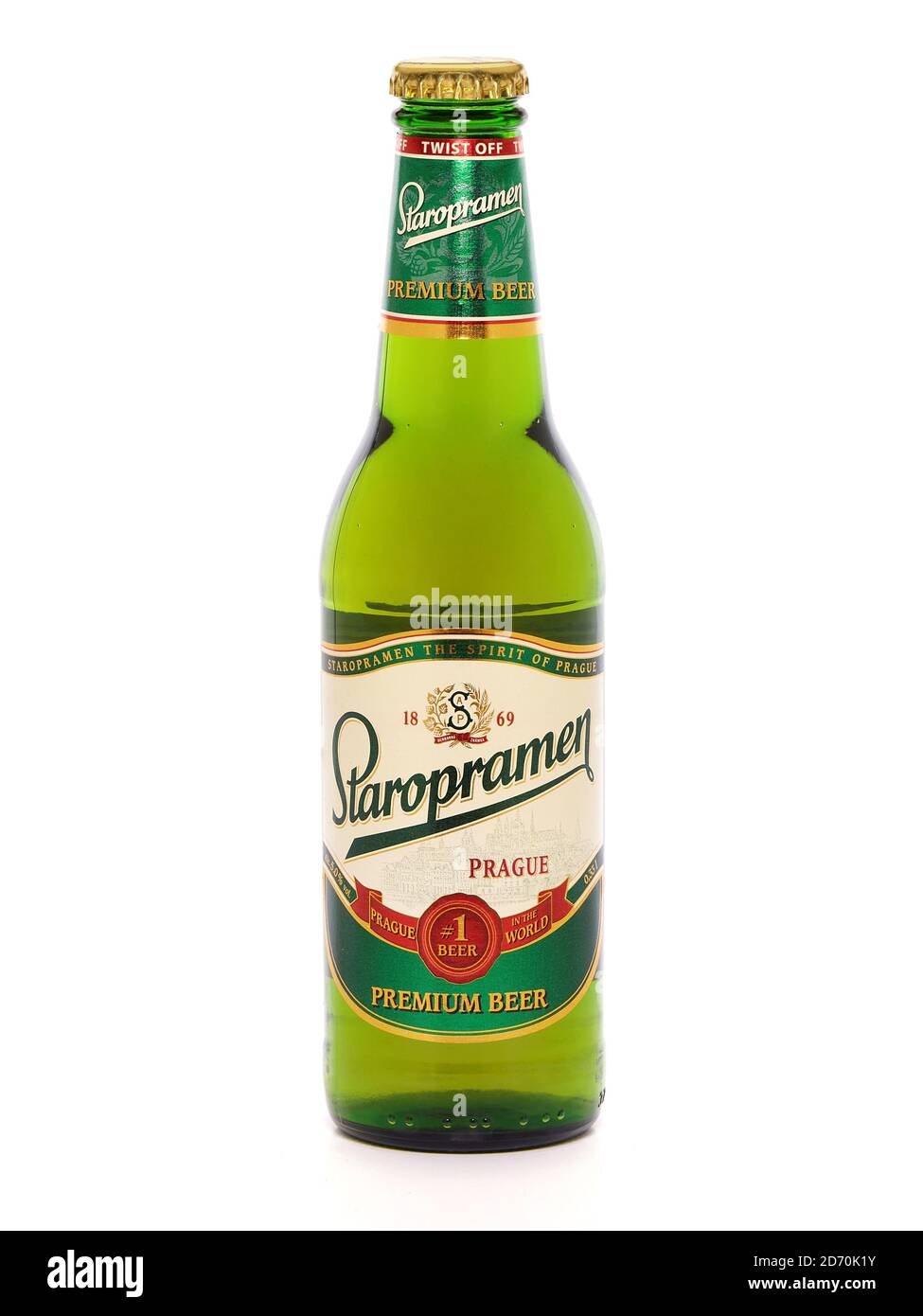 Staropramen beer Cut Out Stock Images & Pictures - Alamy