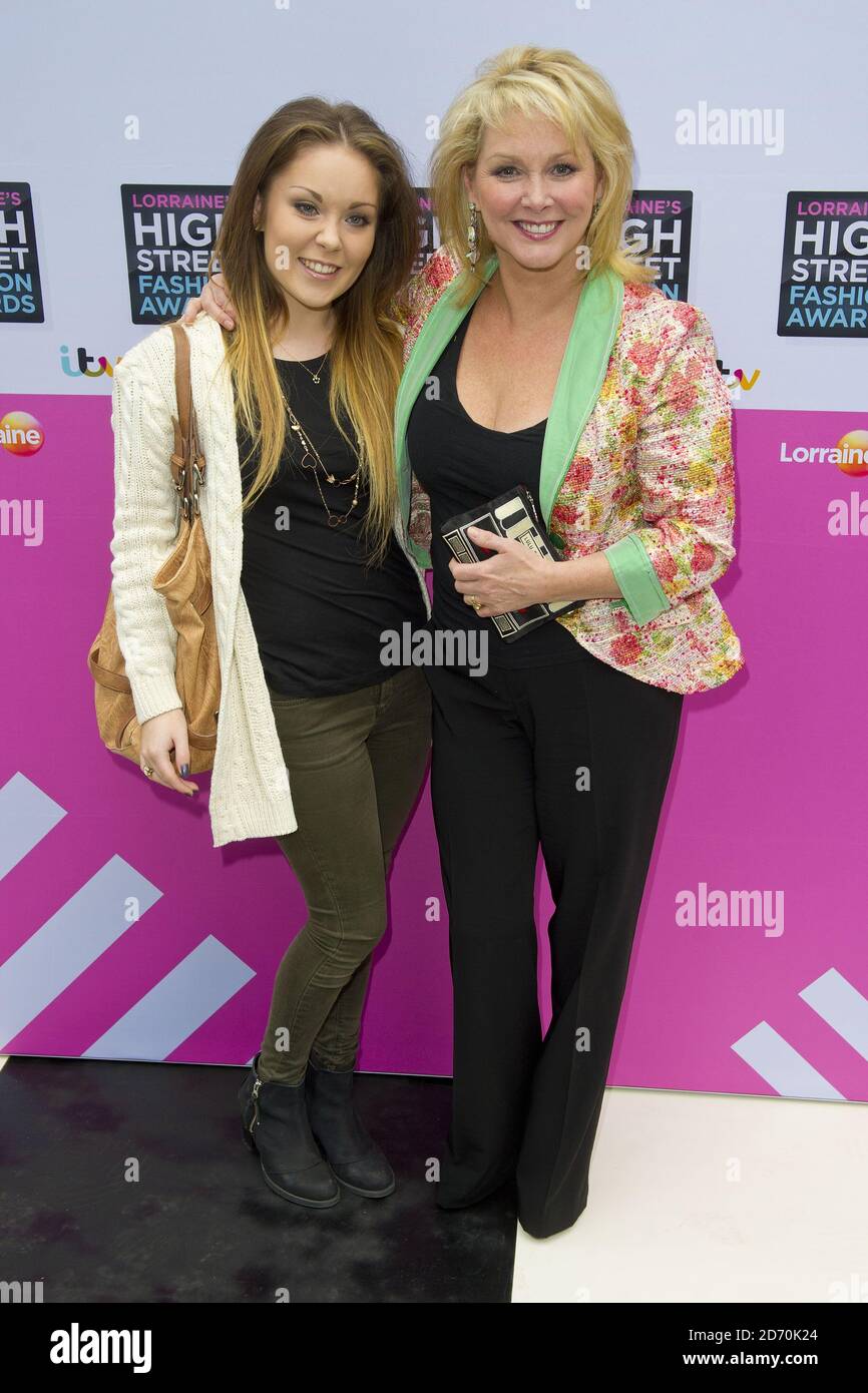 Kyla and Cheryl Baker arriving at Lorraine's High Street Fashion Wards ... Kyla and Cheryl Baker arriving at Lorraine's High Street Fashion Wards ...