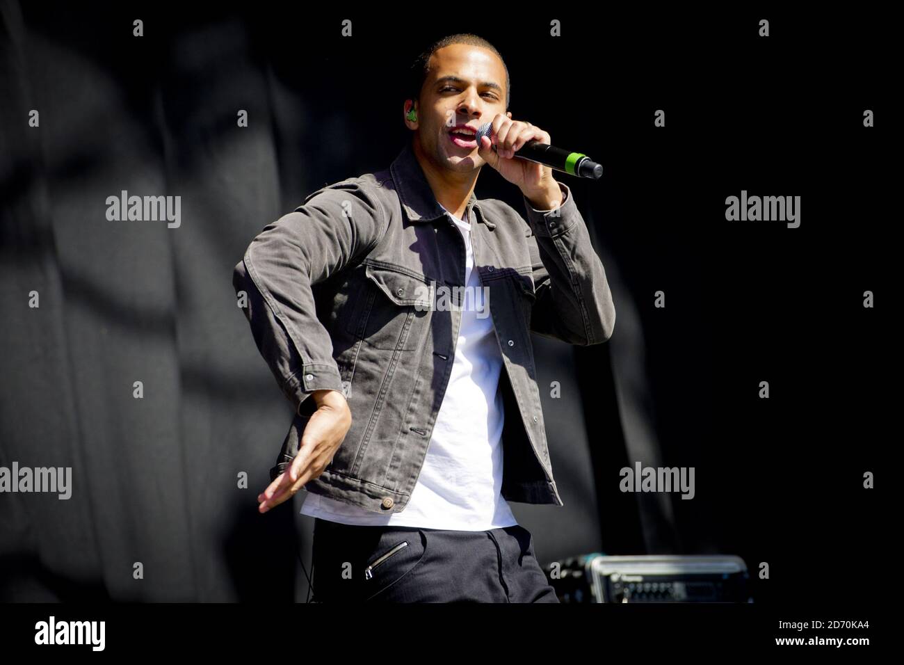 Marvin Humes of JLS performing at the Allstarz Summer Party, at the ...