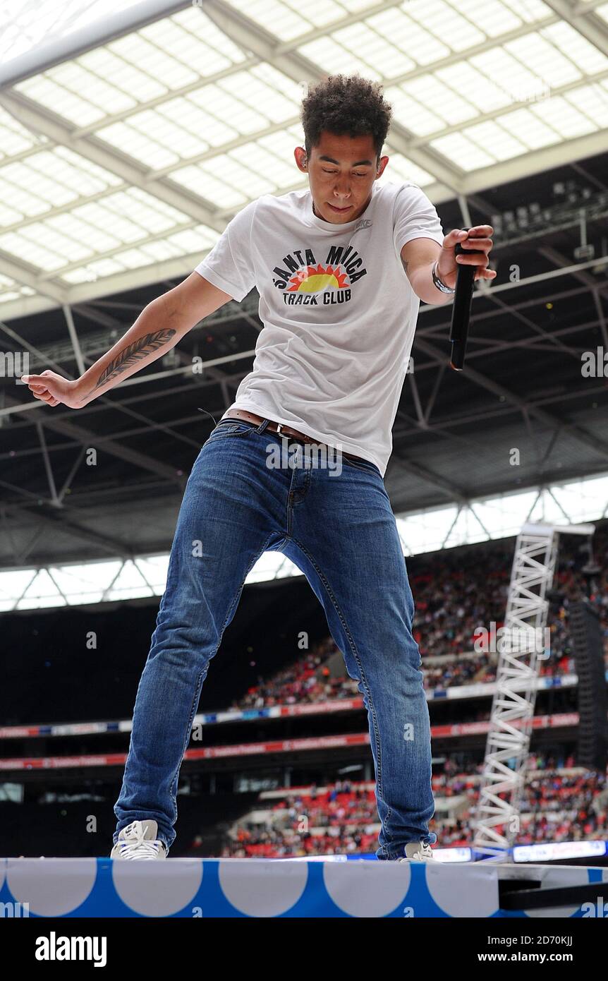 Jordan Stephens of Rizzle Kicks performs during Capital FM's Summertime ...