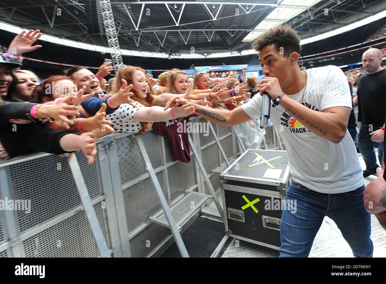 Jordan Stephens of Rizzle Kicks performs during Capital FM's Summertime ...