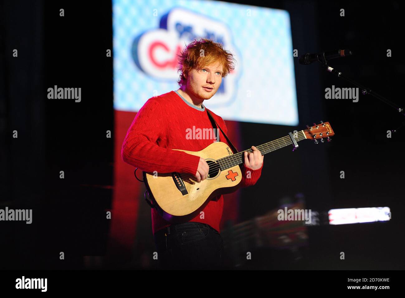 Ed Sheeran during Capital FM's Summertime Ball at Wembley Stadium ...