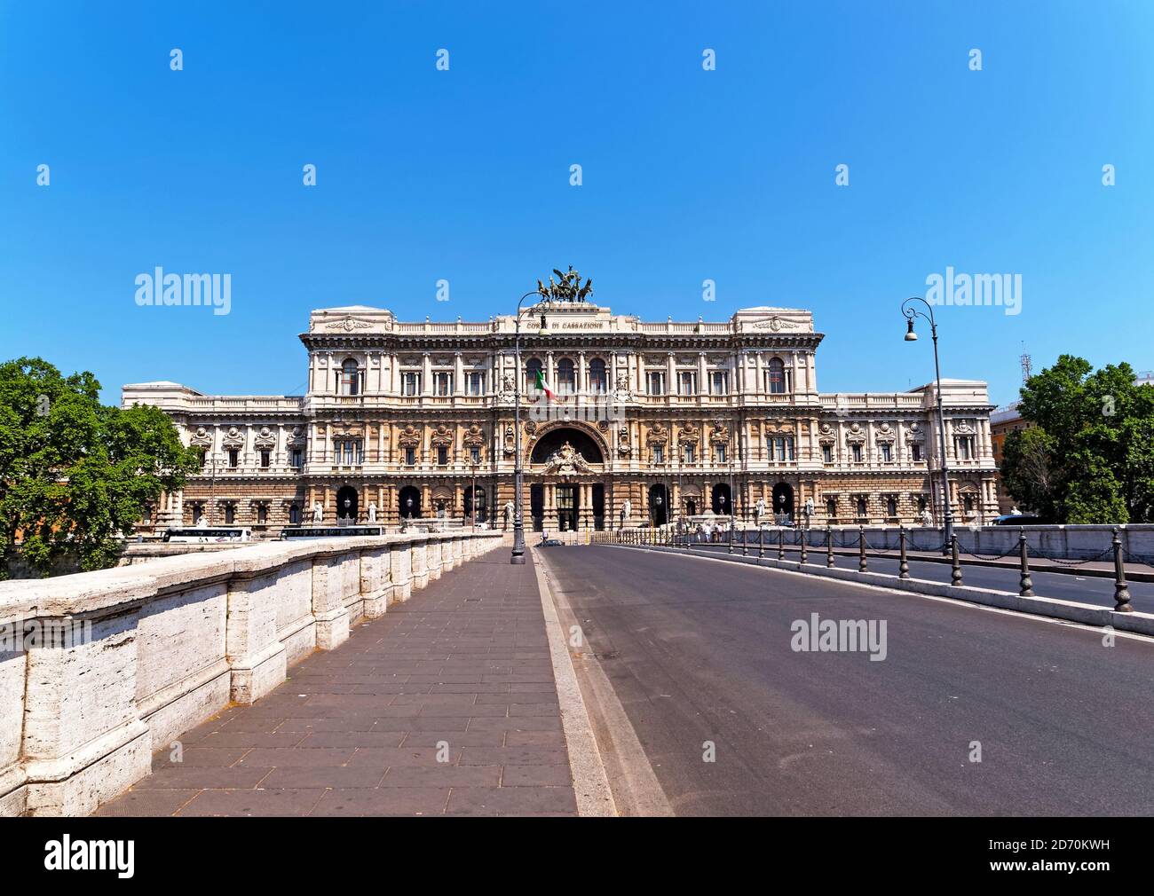 The Palace of Justice, Rome, the seat of the Supreme Court of Cassation ...